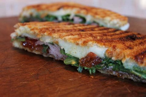 Grilled Panini Sandwich with Eat This Yum Tomato Jalapeño Marmalade ...